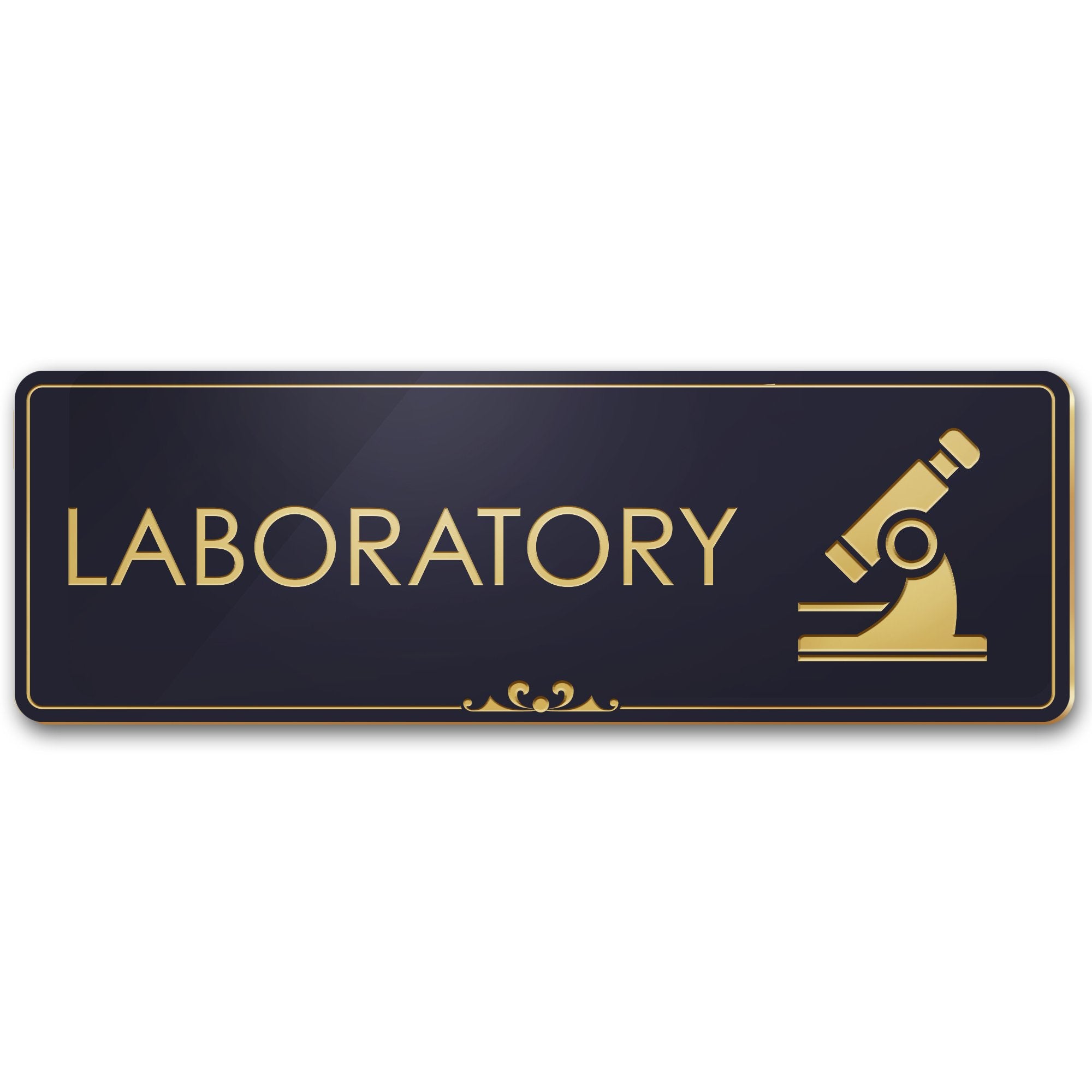 Laboratory Sign Access Restricted Lab Sign Testing in Progress Sign, 3 ...